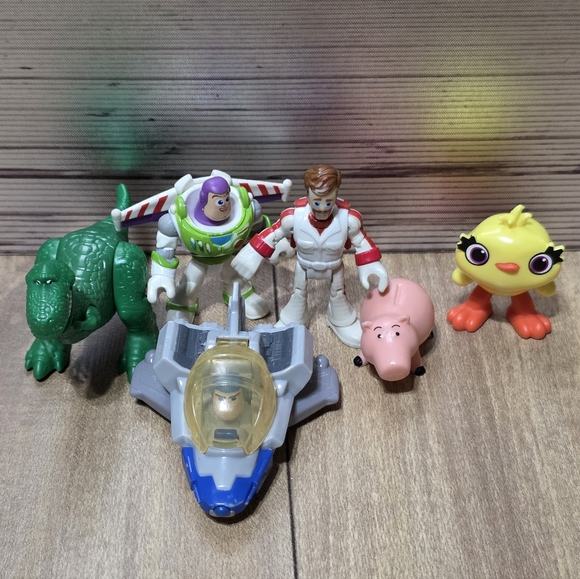 Pixar | Toys | Toy Story Action Figure Set Ducky Hamm Duke Caboom Buzz ...